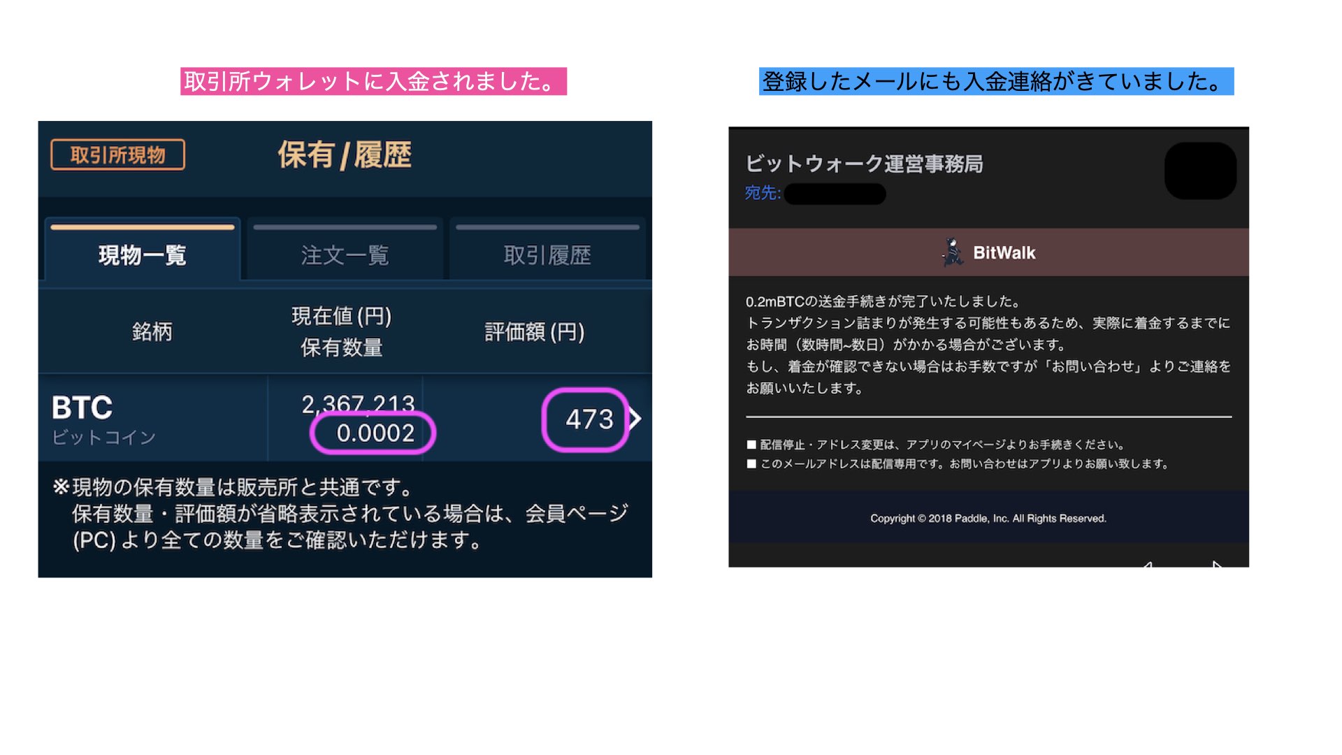 まめどらのステラルーメン研究所 | 【BitWalk初心者向け】貯まったビットコインを確実に出金する手順と3つの注意点