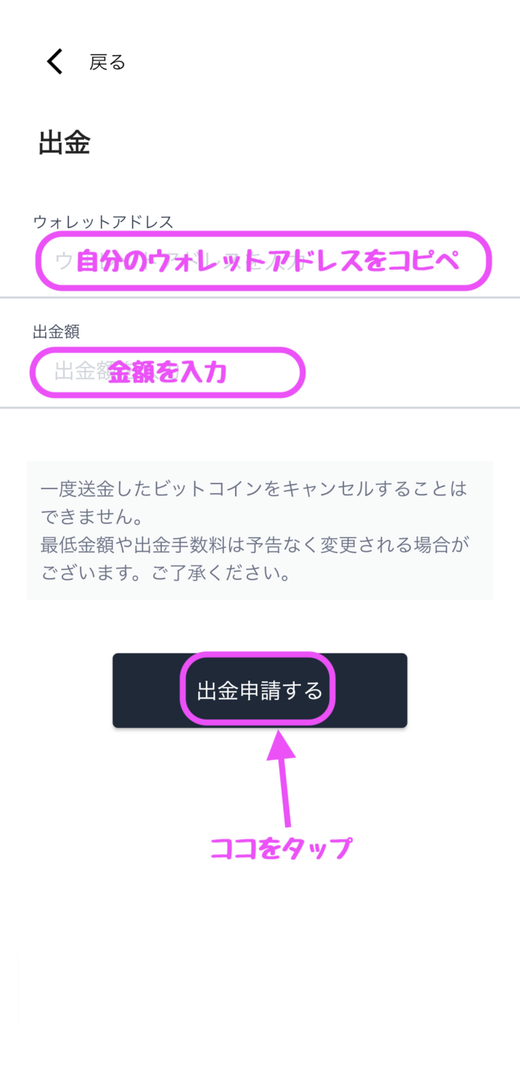 まめどらのステラルーメン研究所 | 【BitWalk初心者向け】貯まったビットコインを確実に出金する手順と3つの注意点
